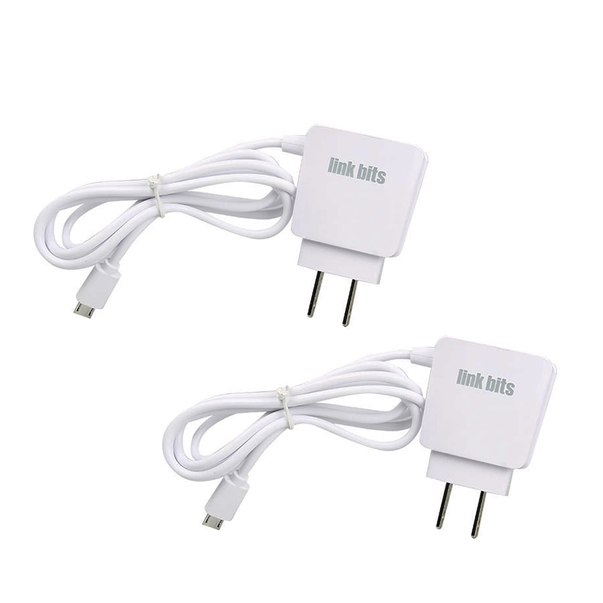Cargador V8 Micro USB Paquete de 2 Piezas Link Bits 1AV8U102 | Walmart ...