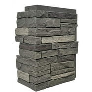 NextStone™ Faux Polyurethane Stone Column Wrap - Pewter - Walmart.com