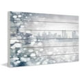 Parvez Taj Down Town Art Print on White Pine Wood - Walmart.com