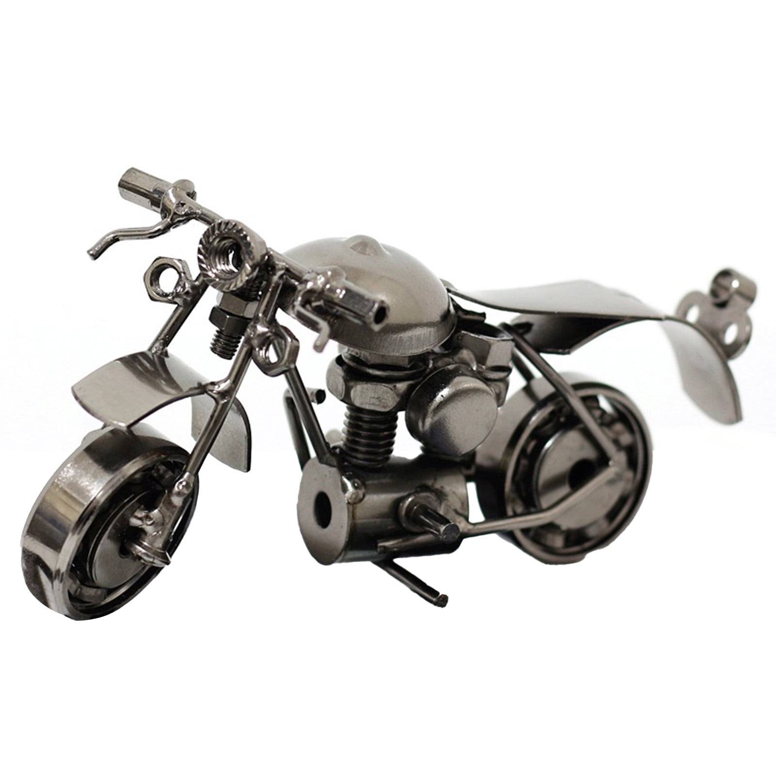Yesbay Retro Creative Motorcycle Art Sculpture Metal Vivid Appearance ...