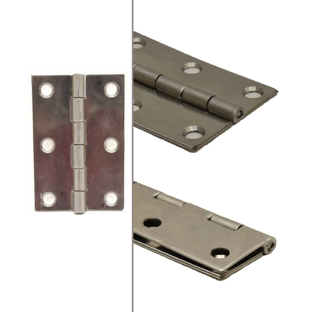 Hunt Boat Butt Hinge LB200300BA | 2 x 3 Inch 16 Gauge Stainless ...