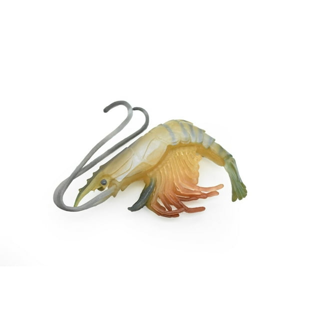 Shrimp Toy, Prawn, Tiger Shrimp, Ocean, Sea, Realistic Rubber Figure ...