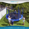 Machrus Upper Bounce 12 FT Round Trampoline Set with Safety Enclosure ...