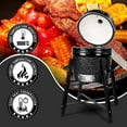London Sunshine Ceramic Kamado Charcoal BBQ Grill -The Junior Series ...