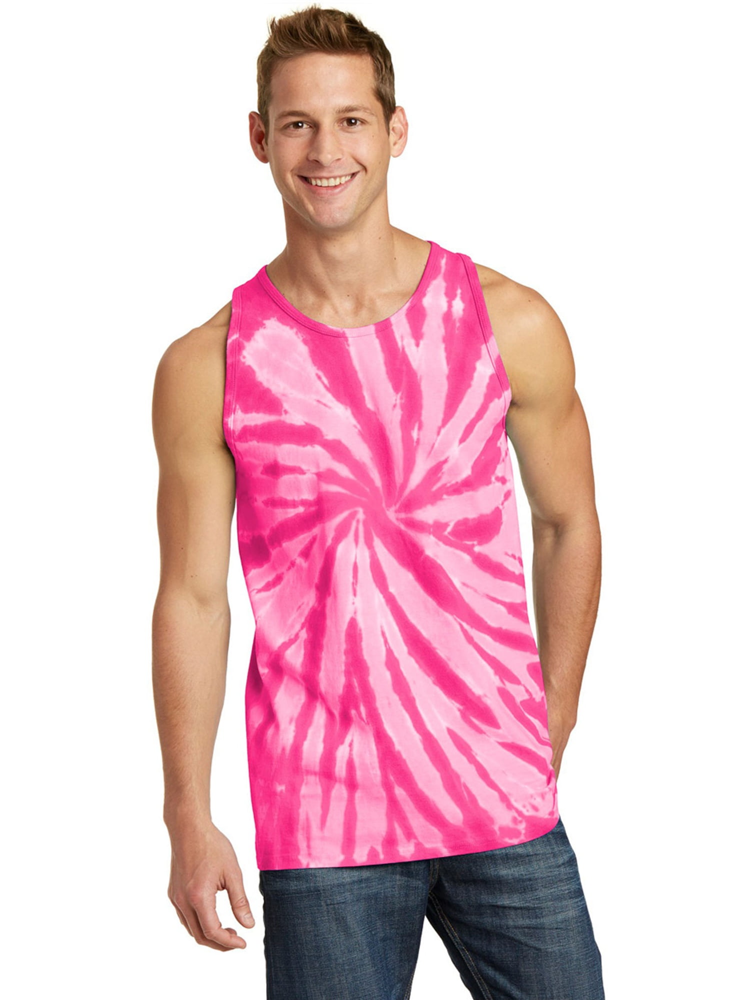 Port & Company Men's Essential Tank Top_Pink_XXX-Large - Walmart.com