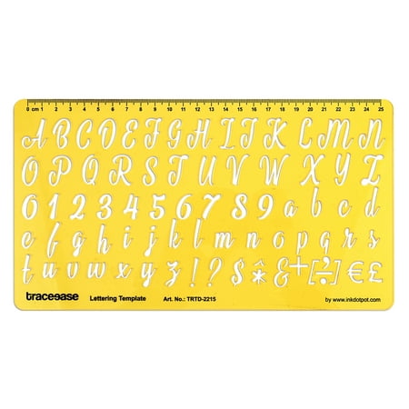 Traceease Alphabet Lettering Template Drafting Tools,Lower Case-Upper ...