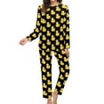 Cute Rubber Ducks Pajamas Spring Animal Print Night Oversize Nightwear ...