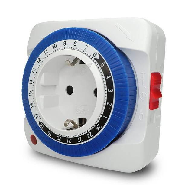 24 Hour Plug-in Electric Mechanical Outlet Timer Switch Outlet Switch ...