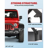 CCIYU Front Bumper With Winch Plate LED Light Fits For 2007-2018 for ...