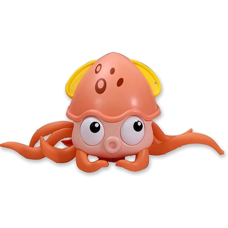 Walking Amphibious Octopus, Crawling Octopus Floating Wind-up Bath Toys ...