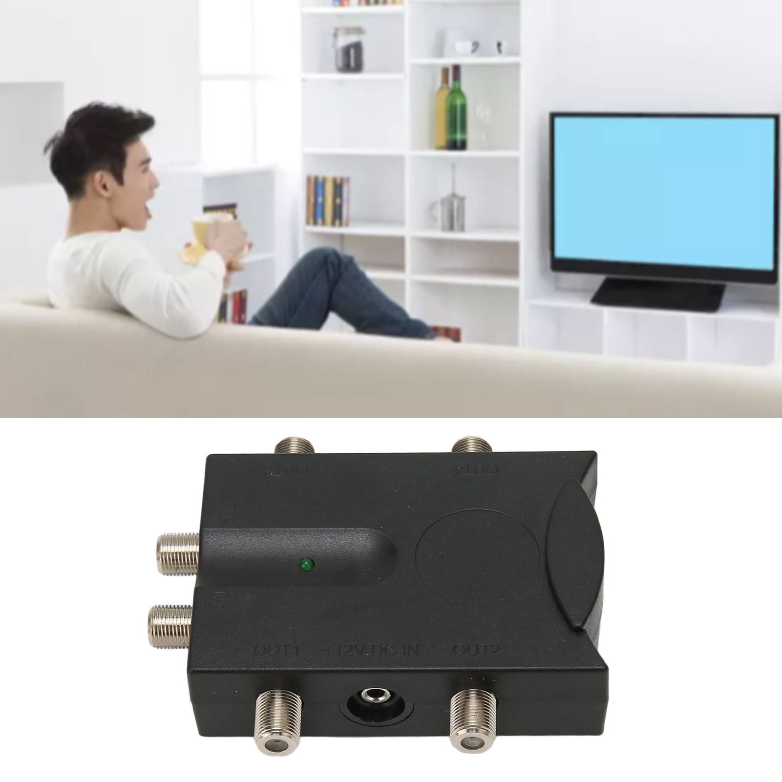 TV , Lossless 2 In 4 Out Improve HDTV Reception TV Signal For Antenna ...