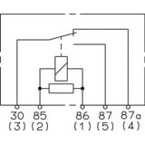 HELLA 007794301 Weatherproof 20/40 Amp SPDT Mini Relay with Bracket ...
