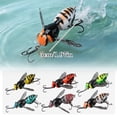 1PC Red Wasp Fishing Lures, 1.97" Topwater Insect Bait with Fluttering ...