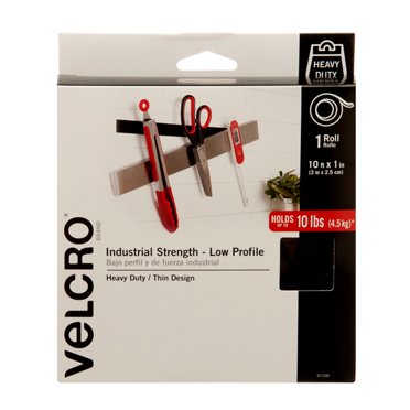 VELCRO® Brand Industrial Strength 15ft x 2in Roll, Black - Walmart.com