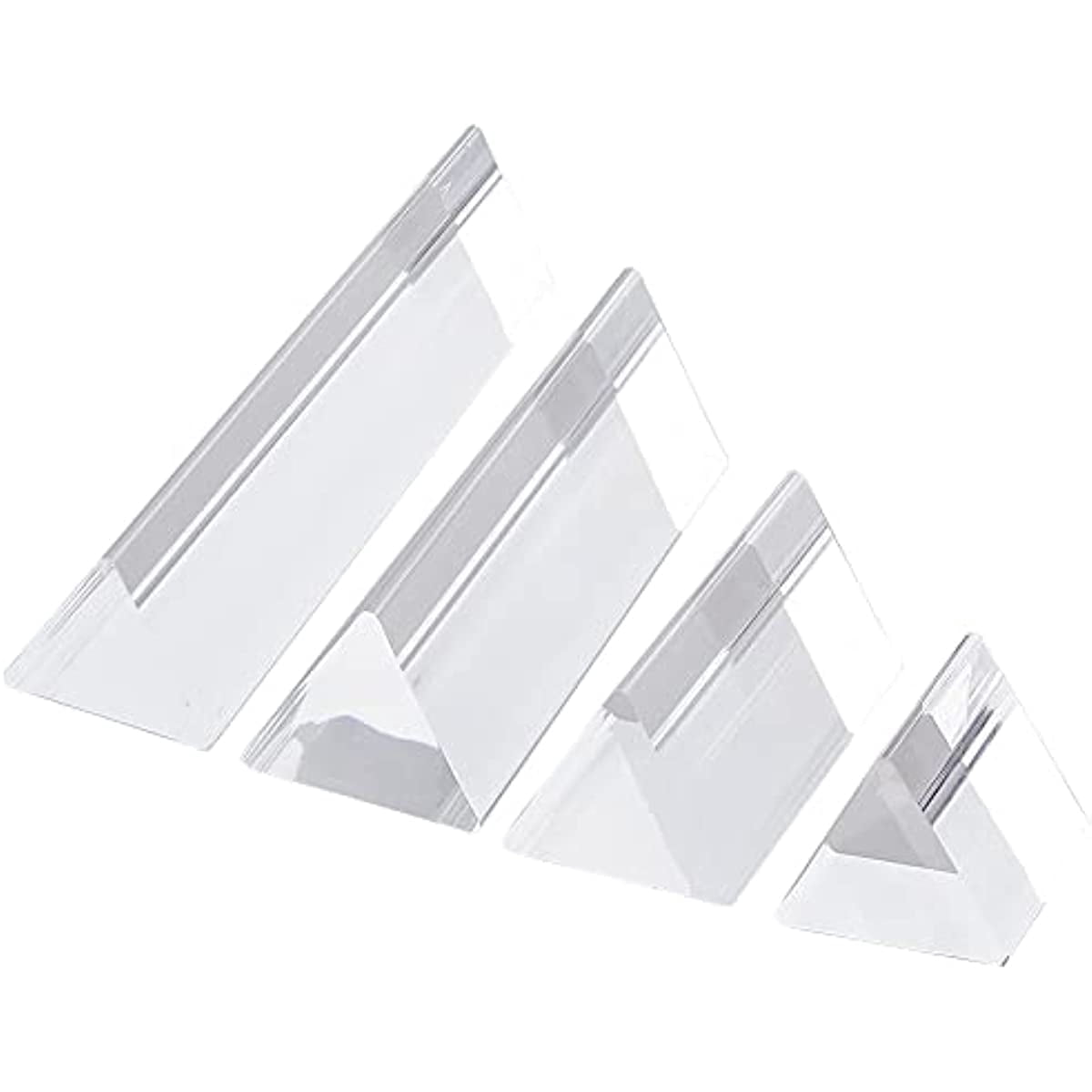 Prismas acrílicos equiláteros de 4 tamaños Prisma equilátero triangular ...