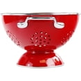 Calypso Basics by Powder Coated Enameled Colander, 1 Quart, Lemon ...