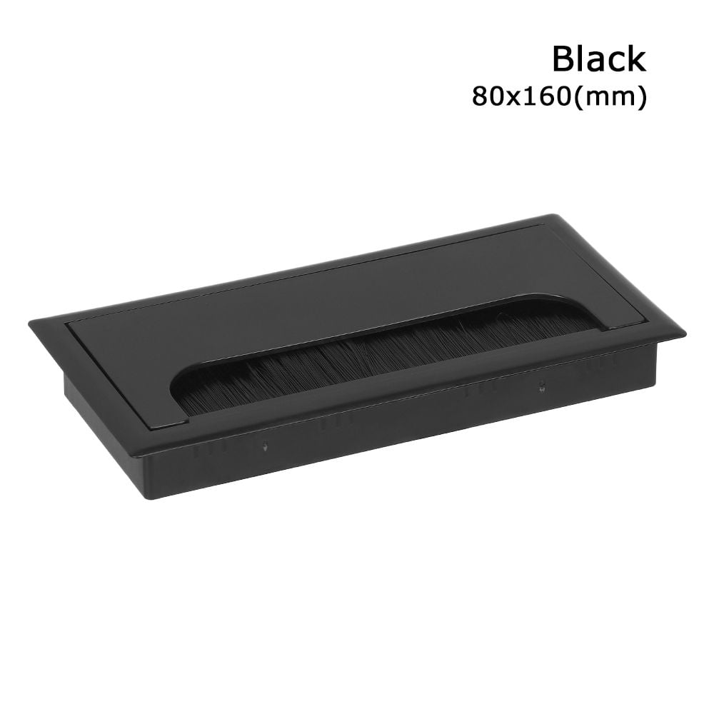 Plastic Computer desktop Decor Grommet Hole Cover Wire Box Desk Cable ...