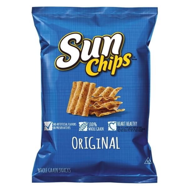 Frito Lay Sun Chips Original Multigrain Snacks 1.5 oz Bags - Pack of 64 ...