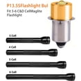 IYFFDFE-LED Conversion Kit for Maglite LED Bulb 3-16 Cell C/D, 3W DC 3 ...