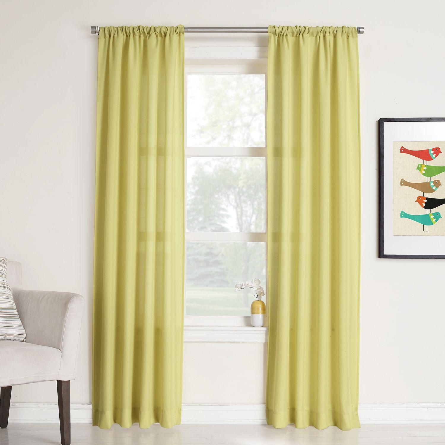 Click here for 918 Rapture Rod Pocket Sheer Curtain 40in X 84in prices
