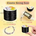 1.4 MM Elastic String for Bracelets, Stretch Magic Elastic String Bead ...