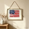 4th of July Picture Frames, Patriotic Red White Blue Desk Decor ...