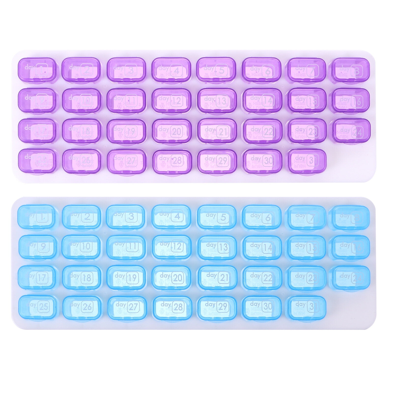 Click here for Alvinma 2pcs 31 Compartments Monthly Pill Organize... prices