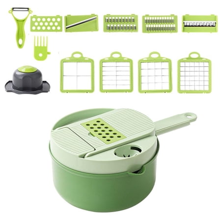 Miu Vegetable Chopper w/ 2 Interchangeable Dicer Blades, New in Box ...