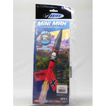 Estes Der Red Max Flying Model Rocket Kit - Walmart.com