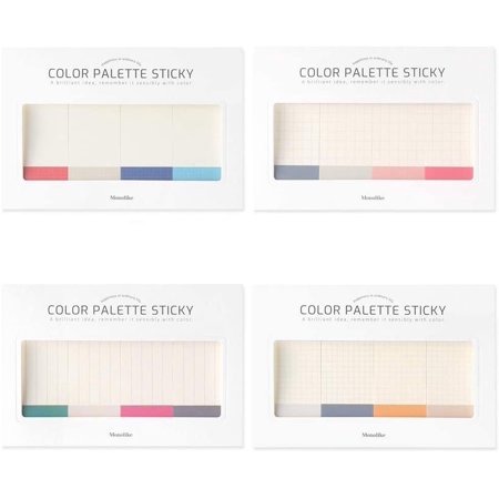 SUPRR FAFA Color Palette Sticky Index 400 Set 4P - Self-Adhesive Memo ...