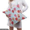 Ambesonne Cartoon Fabric by the Yard Upholstery, Bunny Girl and ...