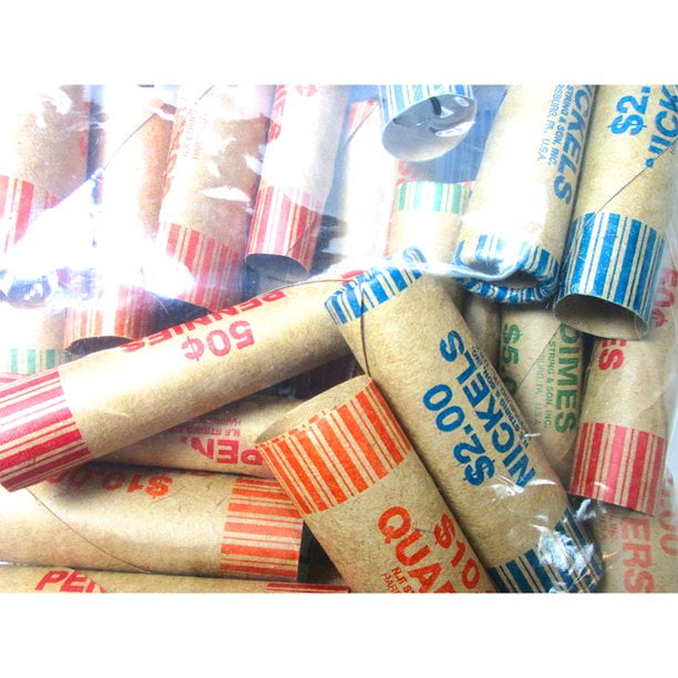 Coin Wrappers For All Coins 300 Rolls Preformed Coin Wrappers For ...