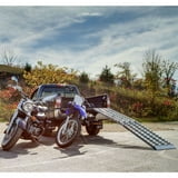 Black Widow Big Boy MF1-14419 Aluminum 144in Folding Motorcycle Ramp ...