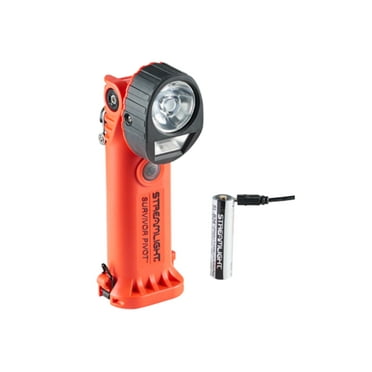 Streamlight Survivor Pivot USB LED Flashlight, Alkaline, 325 Lumens ...