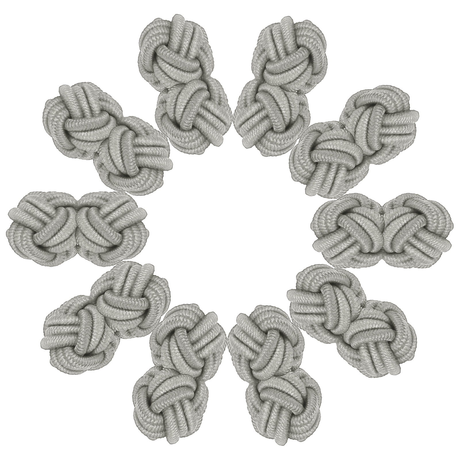 Click here for Uxcell 5 Pairs Silk Knot Cufflinks  Elastic Fabric... prices