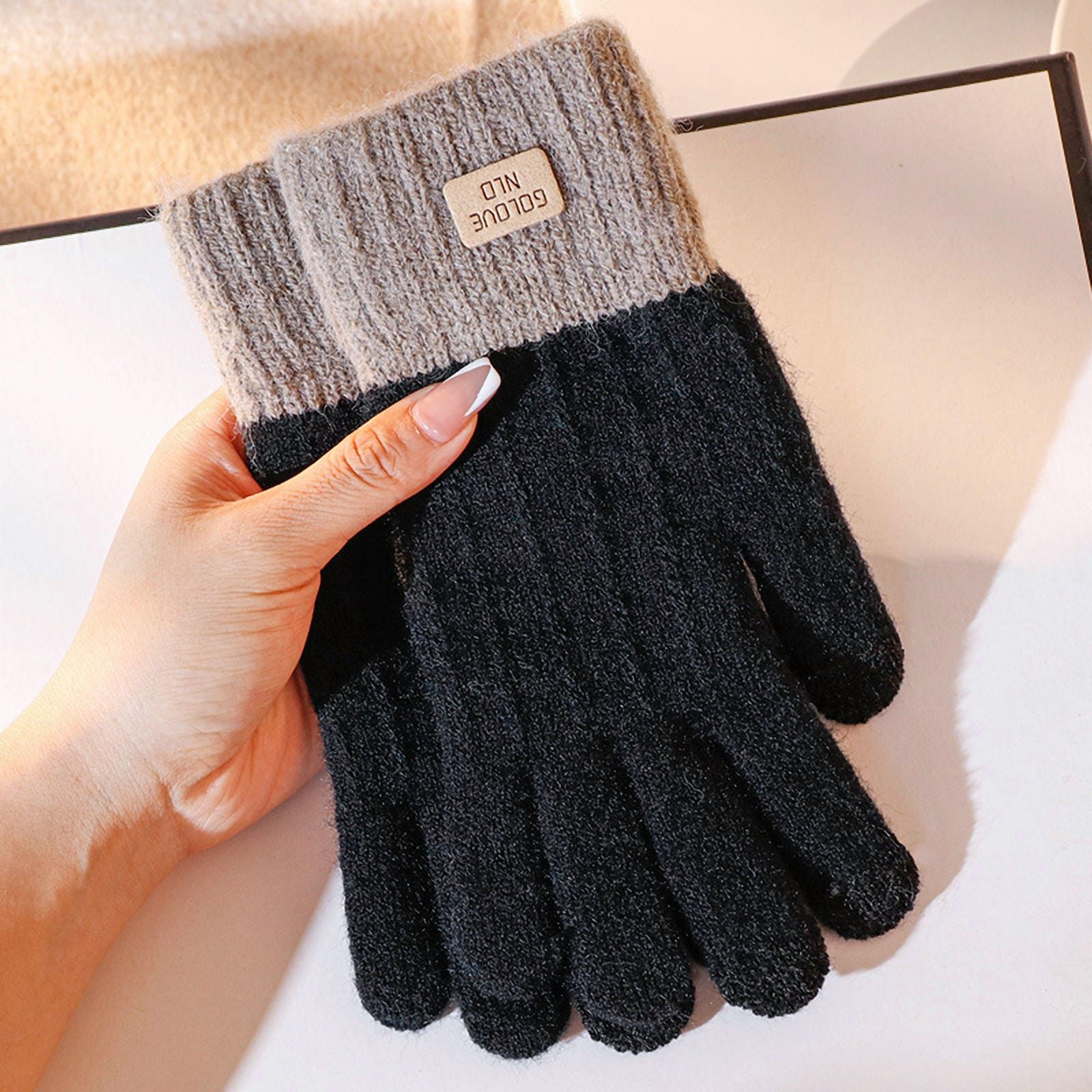 Click here for Dsssss+++ Winter Alpaca Wool Gloves - Touchscreen... prices