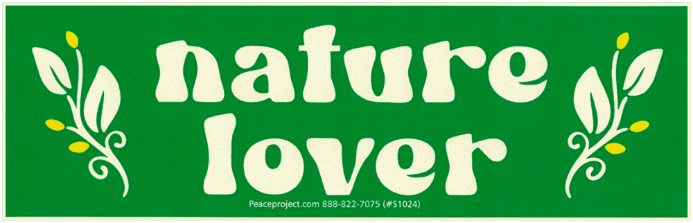Nature Lover Large Environmental Preservation Bumper Magnet for ...