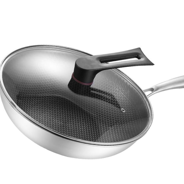 Layer Stainless Steel Wok,Stainless Steel Wok Pan Wok Pan Honeycomb ...