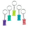 Claire's Kids Gummy Bear Candy Keyrings, Best Friends Multicolor 5-Pack ...