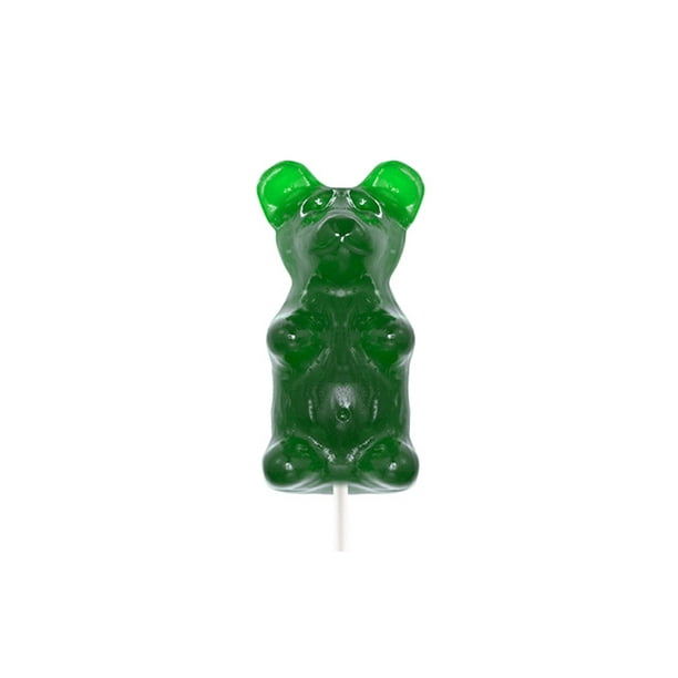 Giant Gummy Bear on a Stick - Sour Green Apple: 1 Count - Walmart.com ...