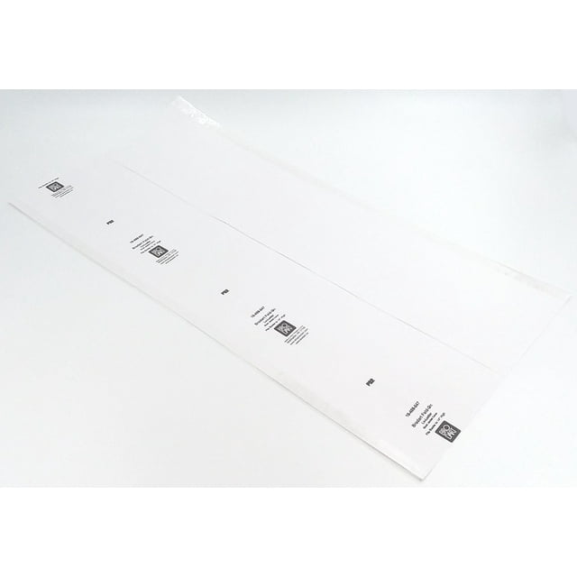 5 (five) sheets Brodart Fold-On Lo-Luster Book Jacket Covers - 14" x 28 ...