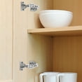 Cabinet Door Hanging Storage Hinges for Doors Kitchen Silver - Walmart.com