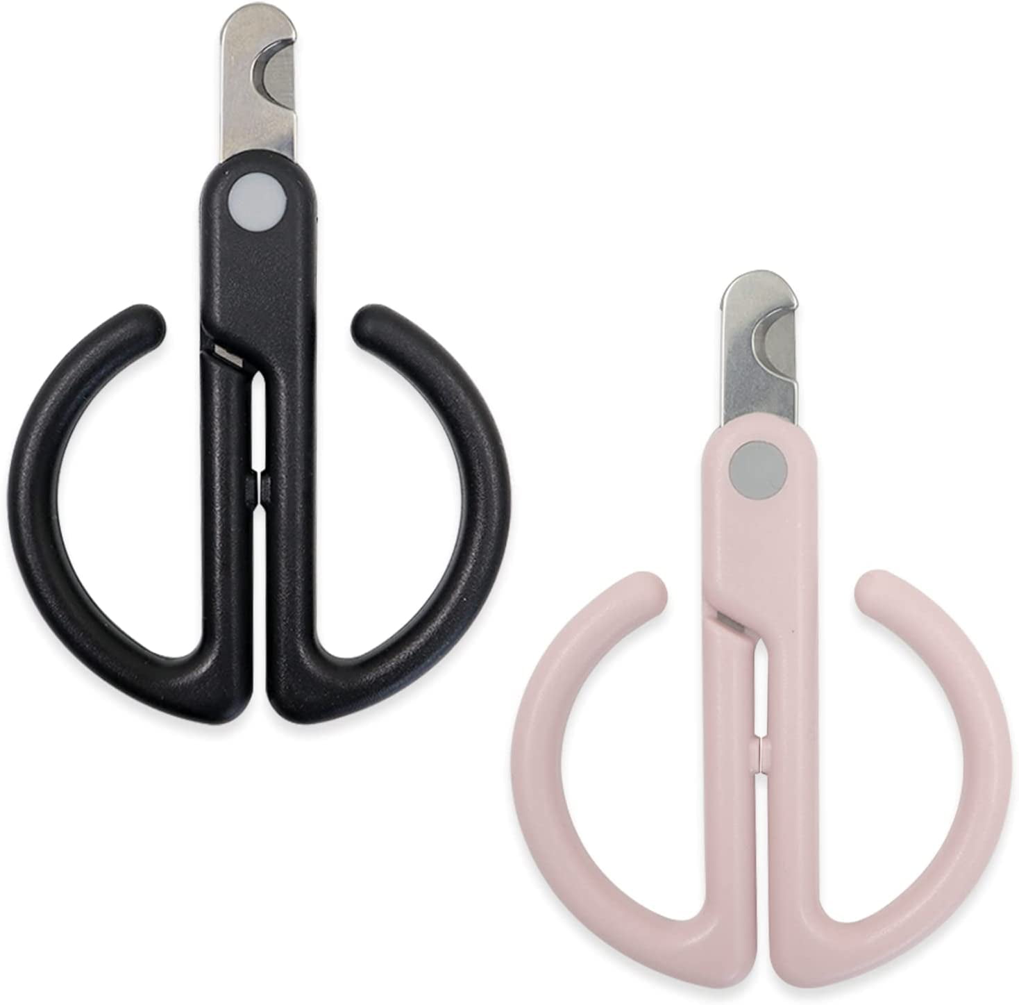 2 Colors Dog Nail Clippers, Dog Nail Trimmers Crescent Sharp Stainless ...