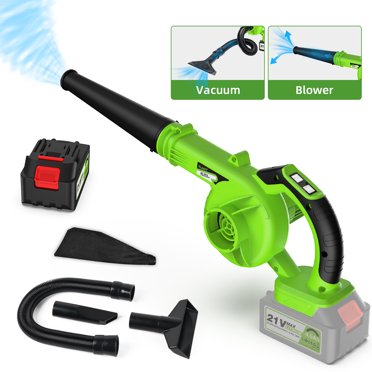 Hyper Tough 20V Max Battery Powered Cordless 130 mph Leaf Sweeper, HT21 ...
