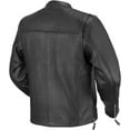 First Mfg Co - Ace - Men's Motorcycle Biker Riding Black Leather Jacket ...
