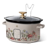 Beautiful 6 Qt Programmable Slow Cooker, Wildflower Porcini Taupe by ...