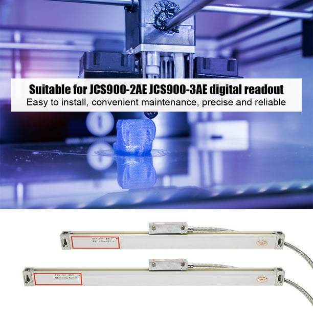 Escala lineal, 2 piezas Escala lineal Torno JC AE Escala lineal DRO Escala lineal Rendimiento de ...