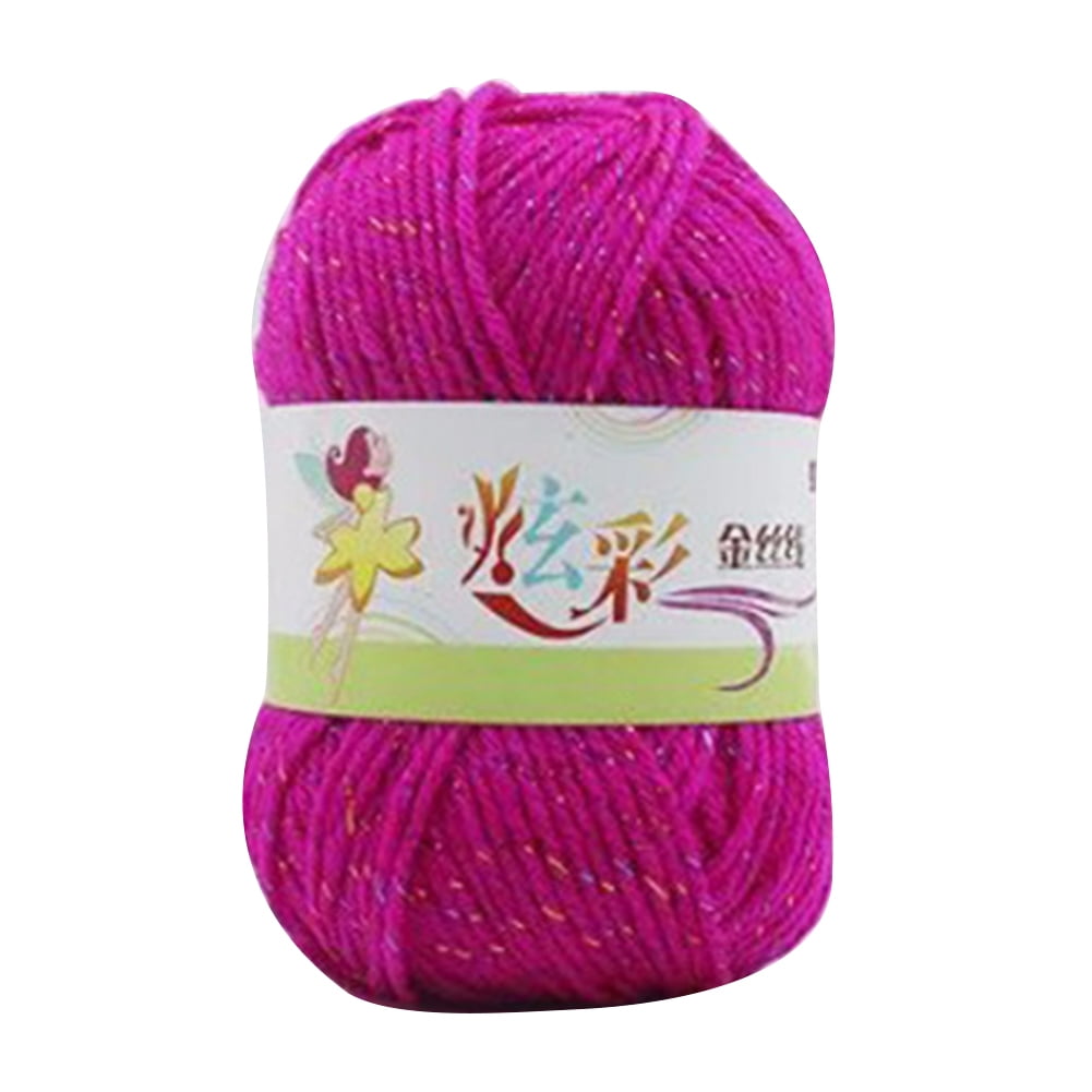 4 Strands Soft Knitting Crochet Thread Hand Woolen Yarn DIY Sewing ...