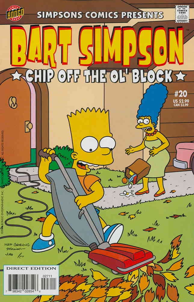 Simpsons Comics Presents Bart Simpson #20 VF ; Bongo Comic Book ...