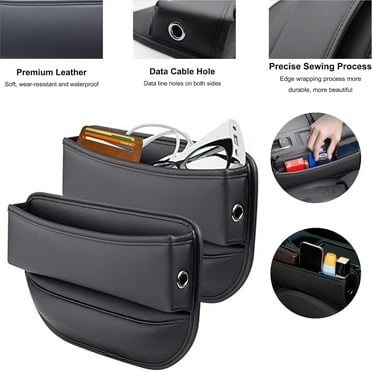 Car Seat Gap Filler, Multifunctional Car Seat Organizer, Auto Console Side Storage Box, Car ...